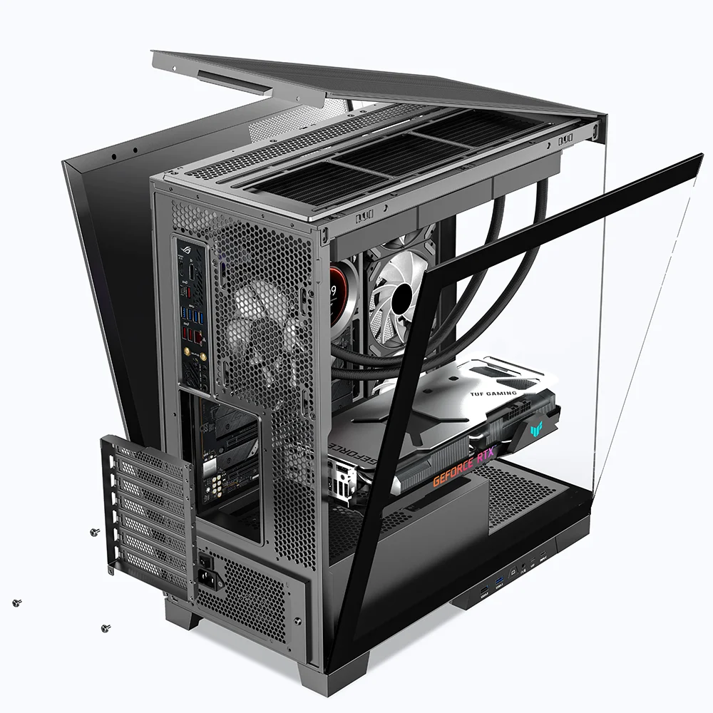 SAMA Tempered Glass Side Panel Window Desktop ATX Case