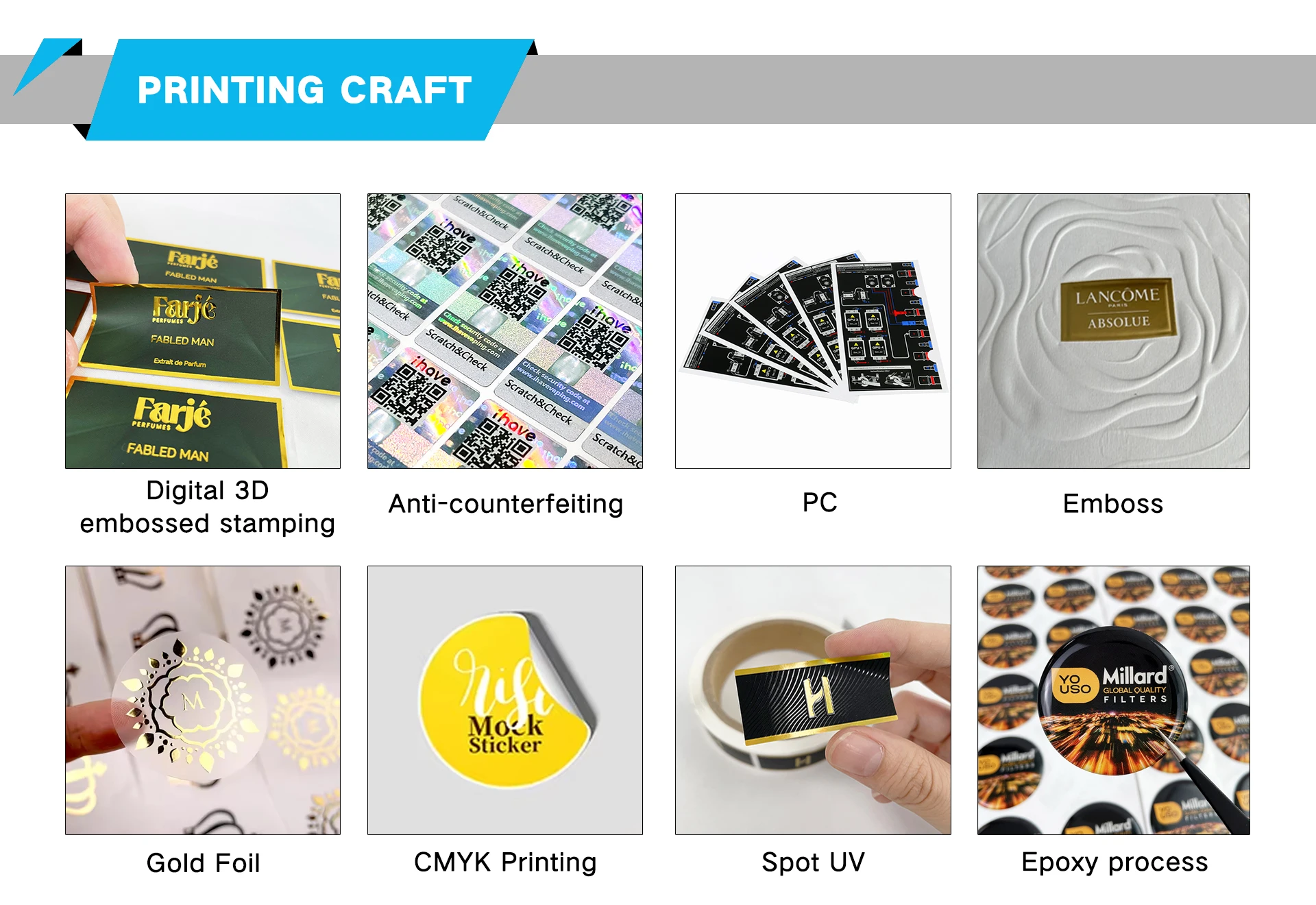 Custom Luxury Perfume Labels - Elegant & Adhesive Stickers