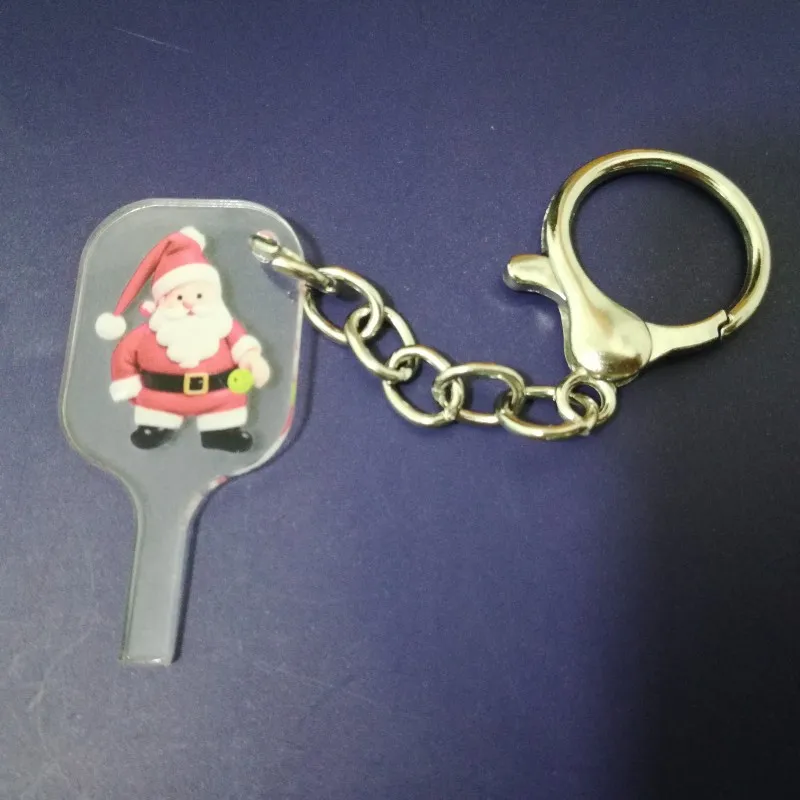 Custom Pickleball Gift Innovative Little Keychains Pickleball Paddle ...