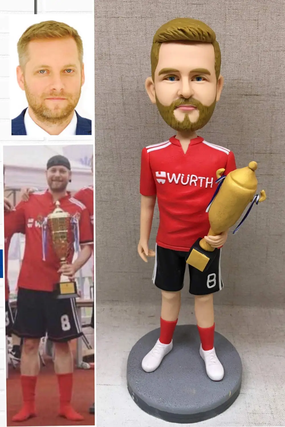 Custom Resin Birthday Gift Bobble Heads - Realistic & Personalized