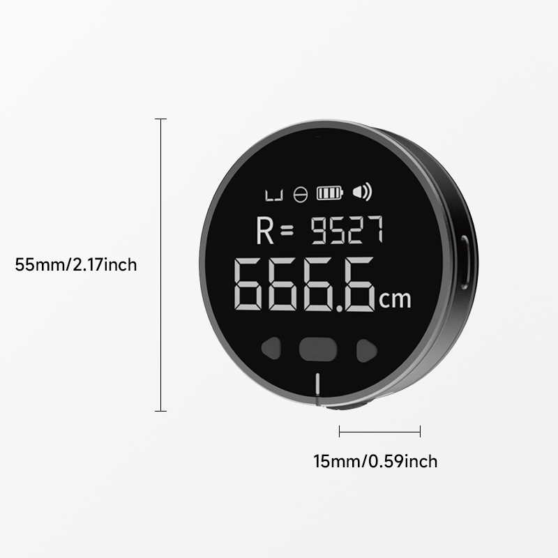 XTNU Rechargeable Measuring Tool Smart Electronic Ruler LCD Screen ...