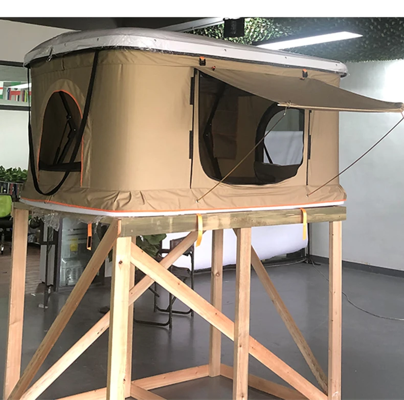 Camping Aluminum Tent Box Rooftop Car Roof Top Tent Hard Shell 2 Person ...