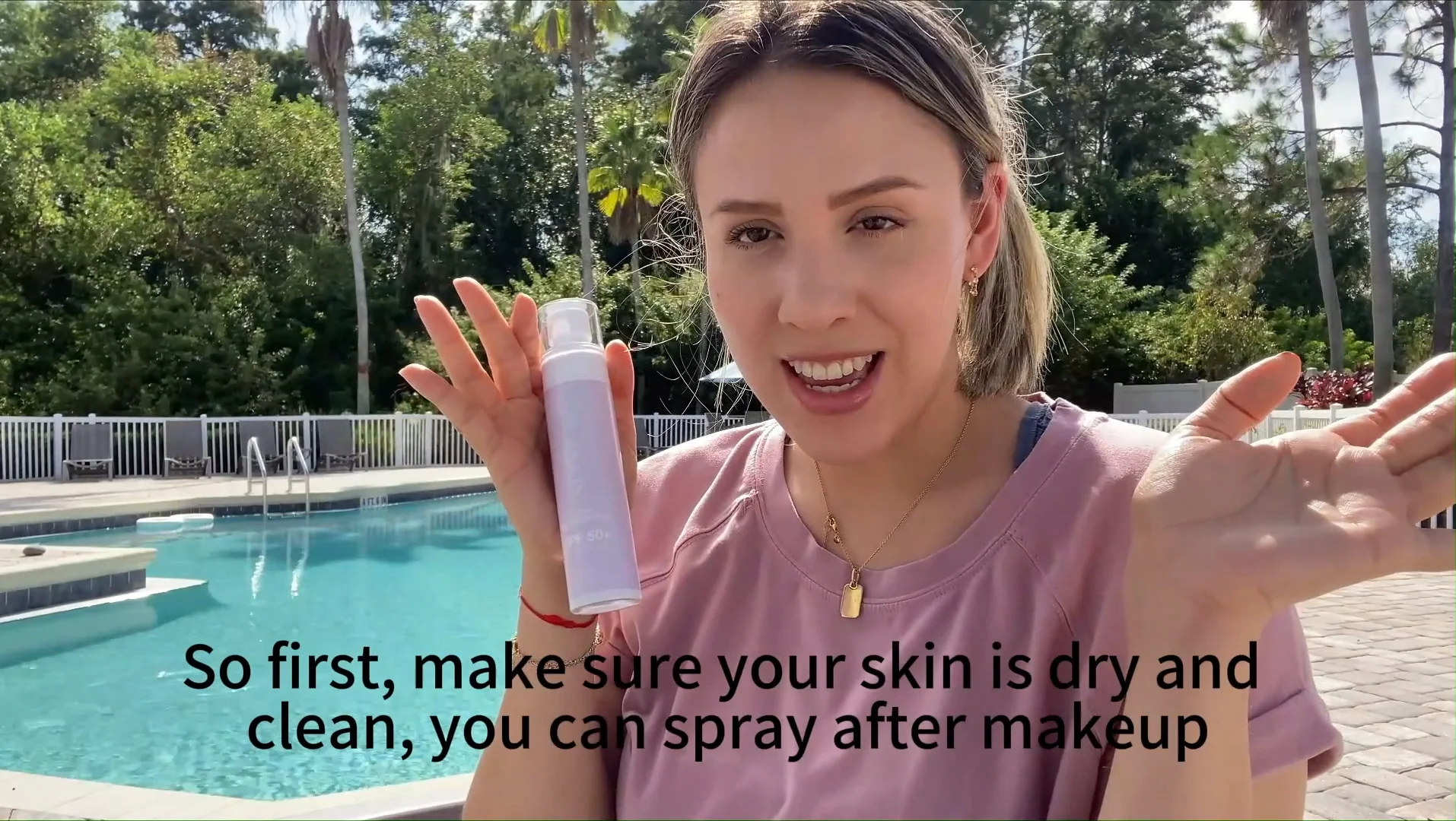 Custom High Quality Hydrating Sunscreen Face Mist Spray Organic Vegan ...