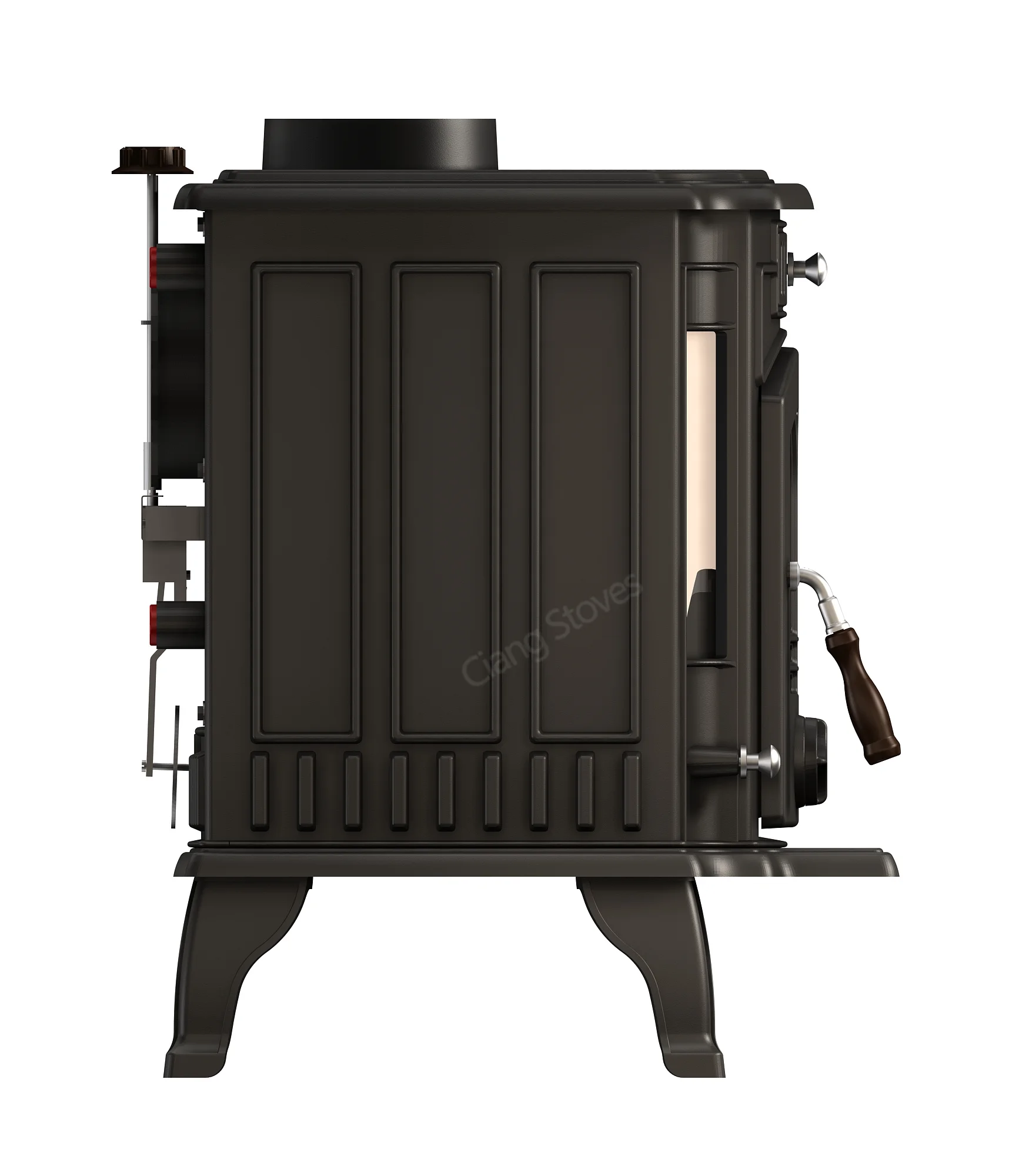 Cast Iron Stove Wood Burning Outdoor Smokeless Wood Stove Fireplace ...