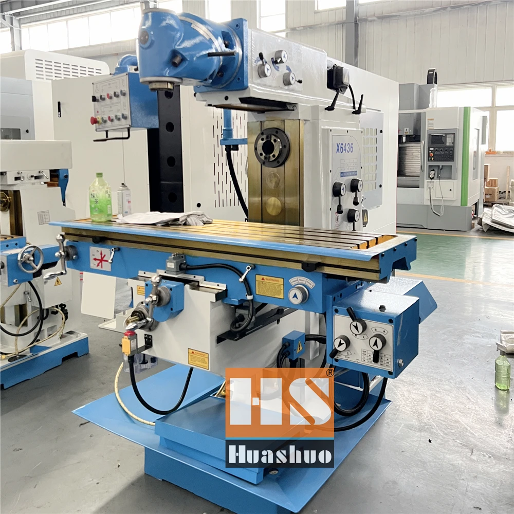 X6436 High Speed Taiwan Turret Milling Machine Universal Knee Type ...