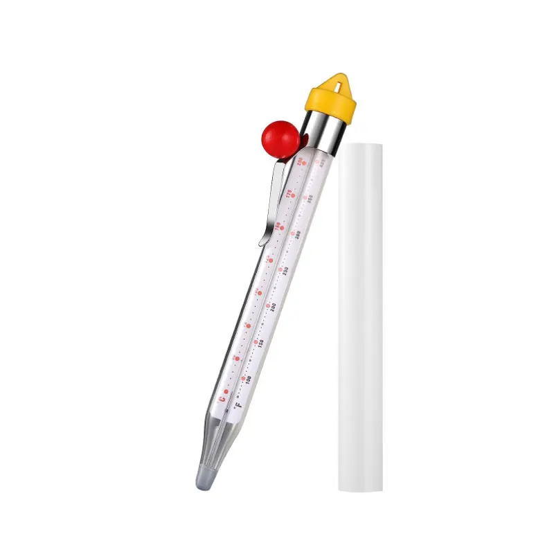 High Temperature Glass Sweet Thermometer Sugar Candy Jelly Deep Fry ...