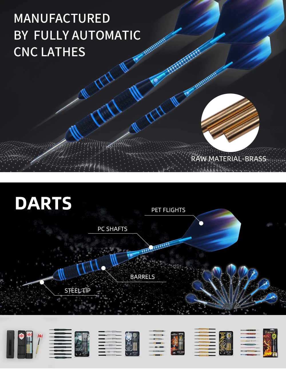 90% Tungsten Darts - Professional and Customizable Options