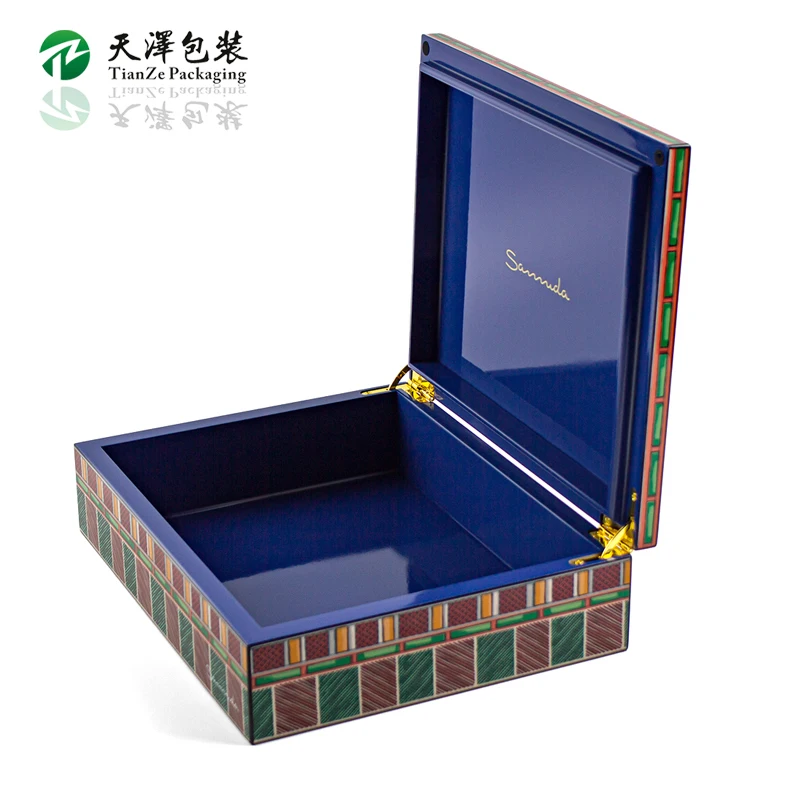 Customized High Gloss Varnish MDF Wooden Gift Box - Luxury Chocolate ...