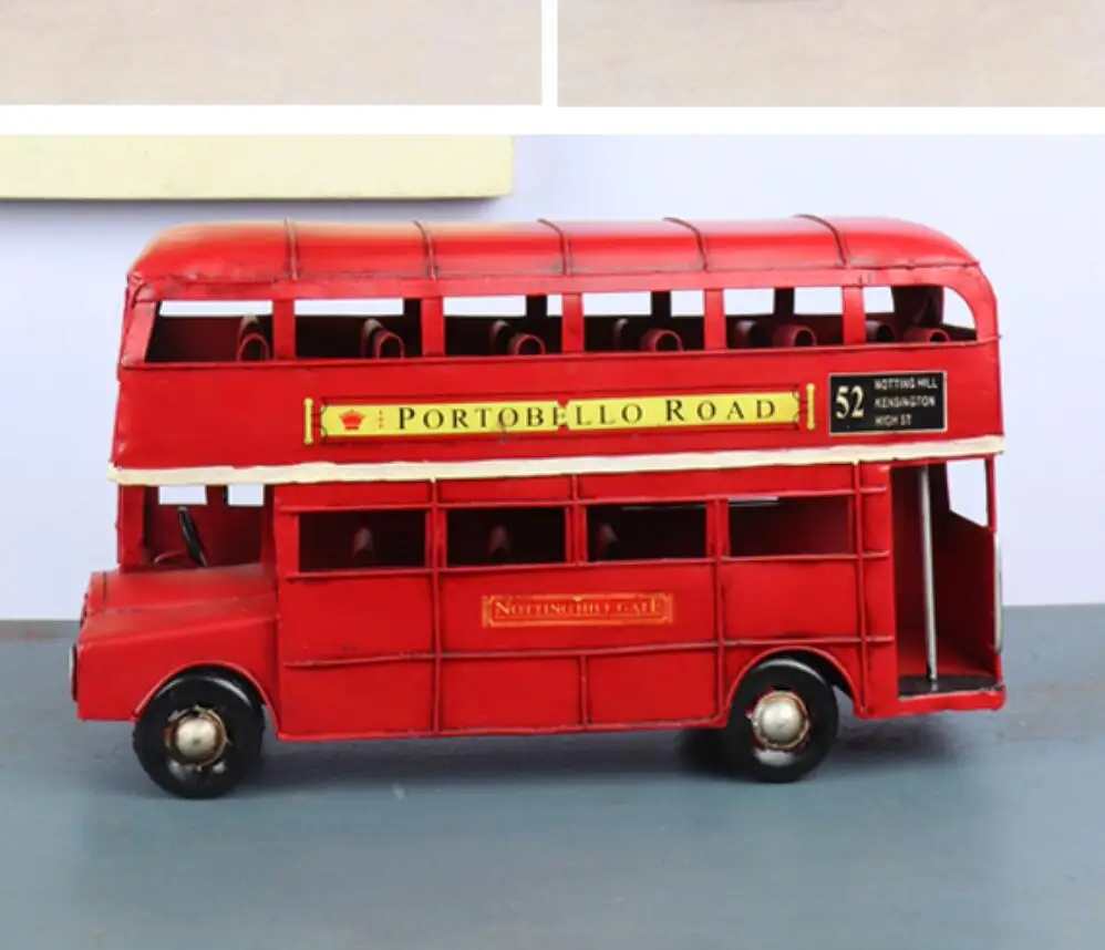 Double-decker London Tour Bus Bricks Diy Vintage Bus Building Brick ...