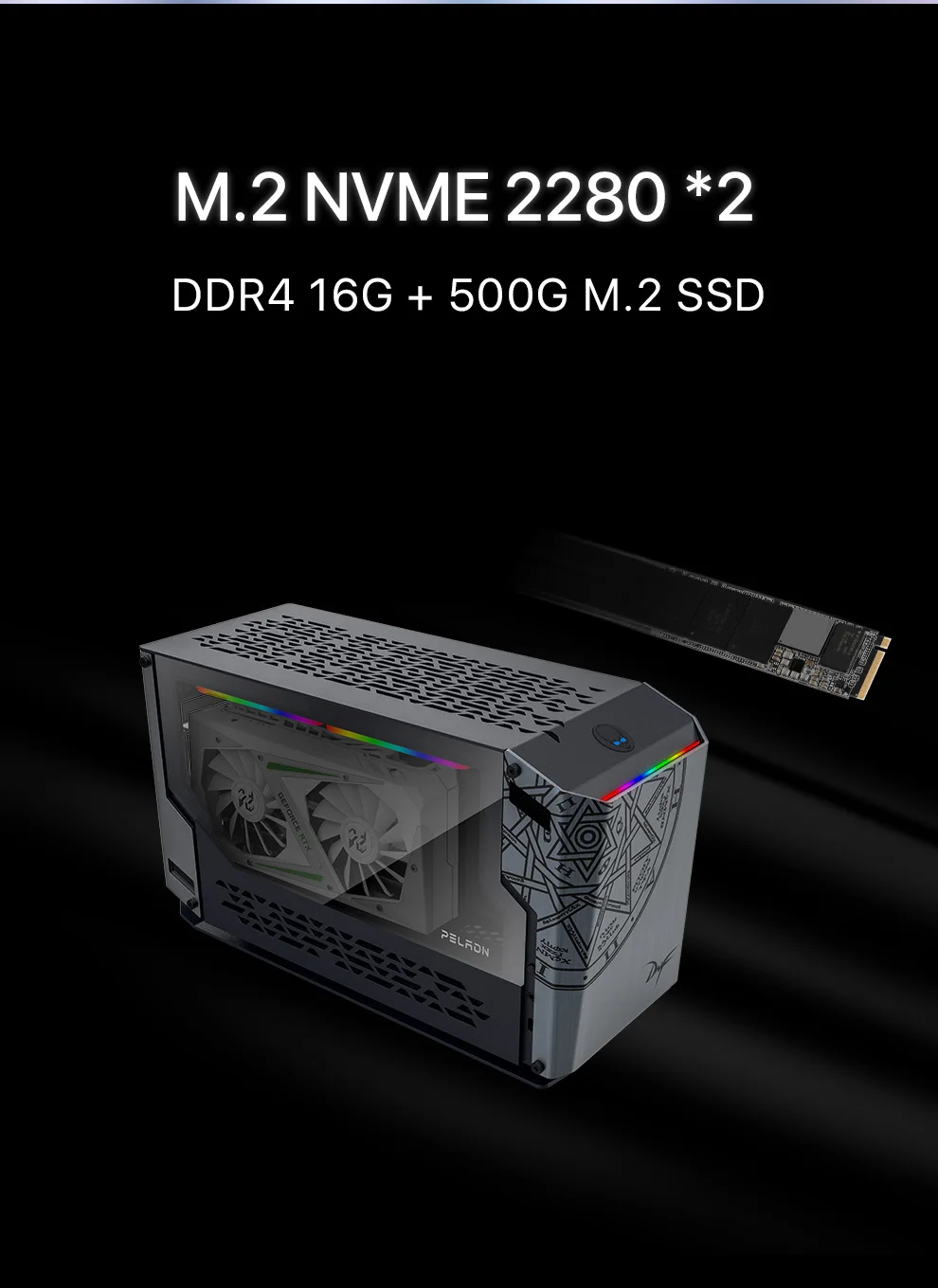 Aluminum External Gpu Enclosure E-gpu Compatible With Windows Macos ...