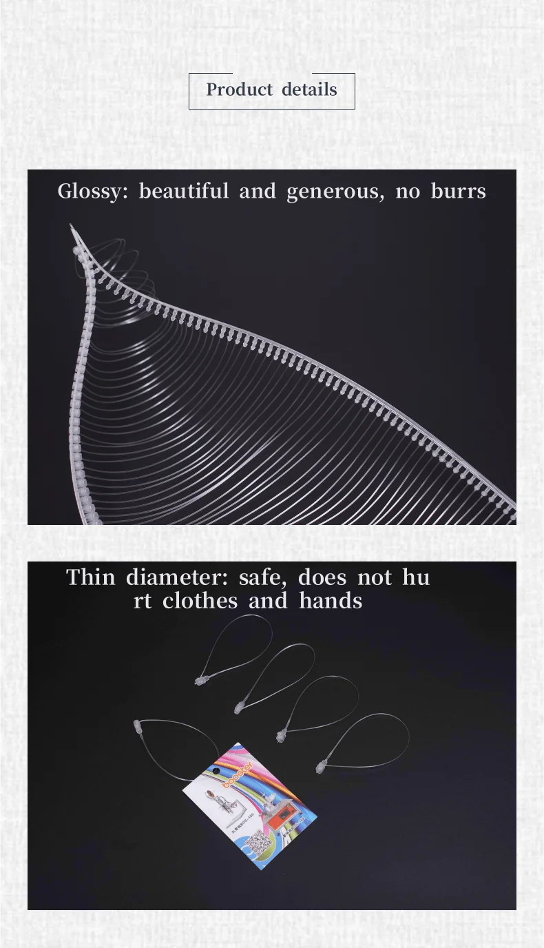 Booster Oem Loop Lock Tag Pin Pp Colorful 3- 7 Inches Plastic Lock Pin ...