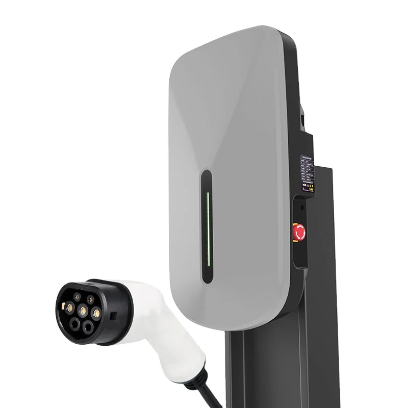Ocpp1.6j Wall-mounted Smart Eu Type 2 Wallbox 7kw 22kw Ac 220v Charger 32a Connector Ev Charging ...