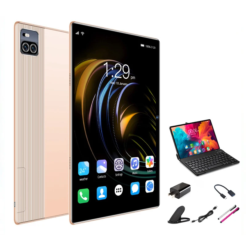 10 Inch 5G Wifi Tablet PC with Keyboard and Pen Android 2GB+32GB