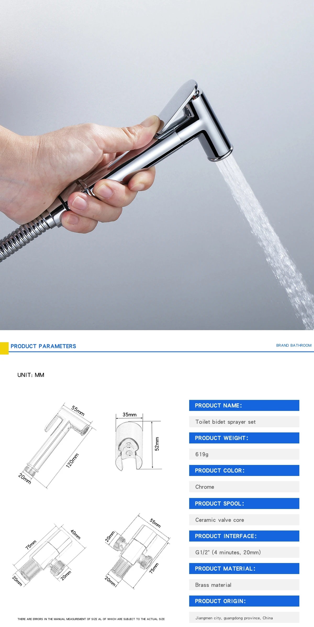 Muslim Modern Shower Head Portable Toilet Shattaf Bidet Sprayer Toilets ...