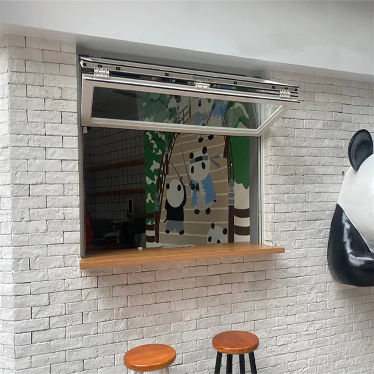 DTOP 2024 Aluminum vertical folding door and push up window aluminium ...