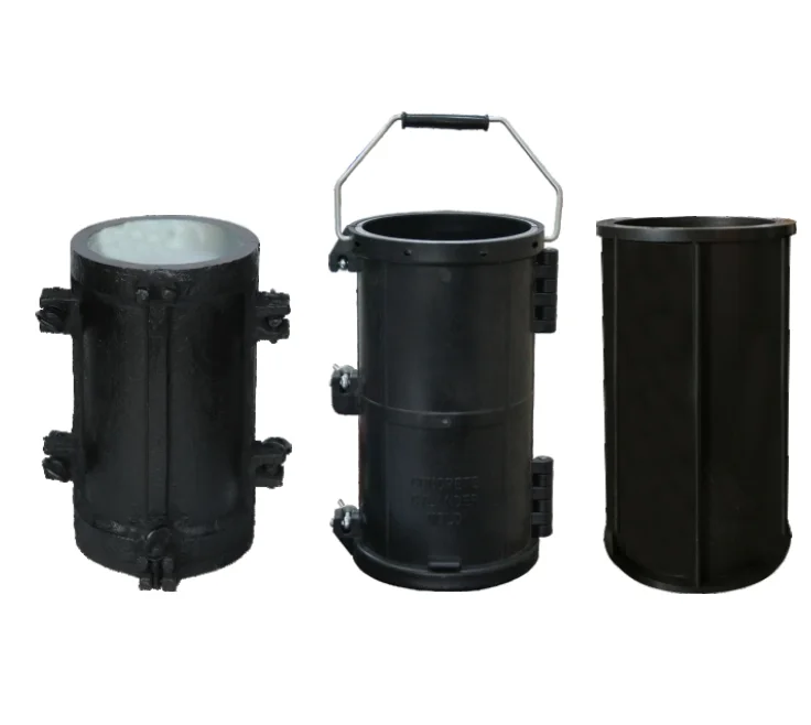 150x300mm Cylinder Mould Lab Mortar Metal Type Concrete Test Molds ...