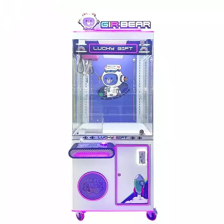 Coin Operated Gift Toy Vending Claw Crane Game Machine Claw Vending ...