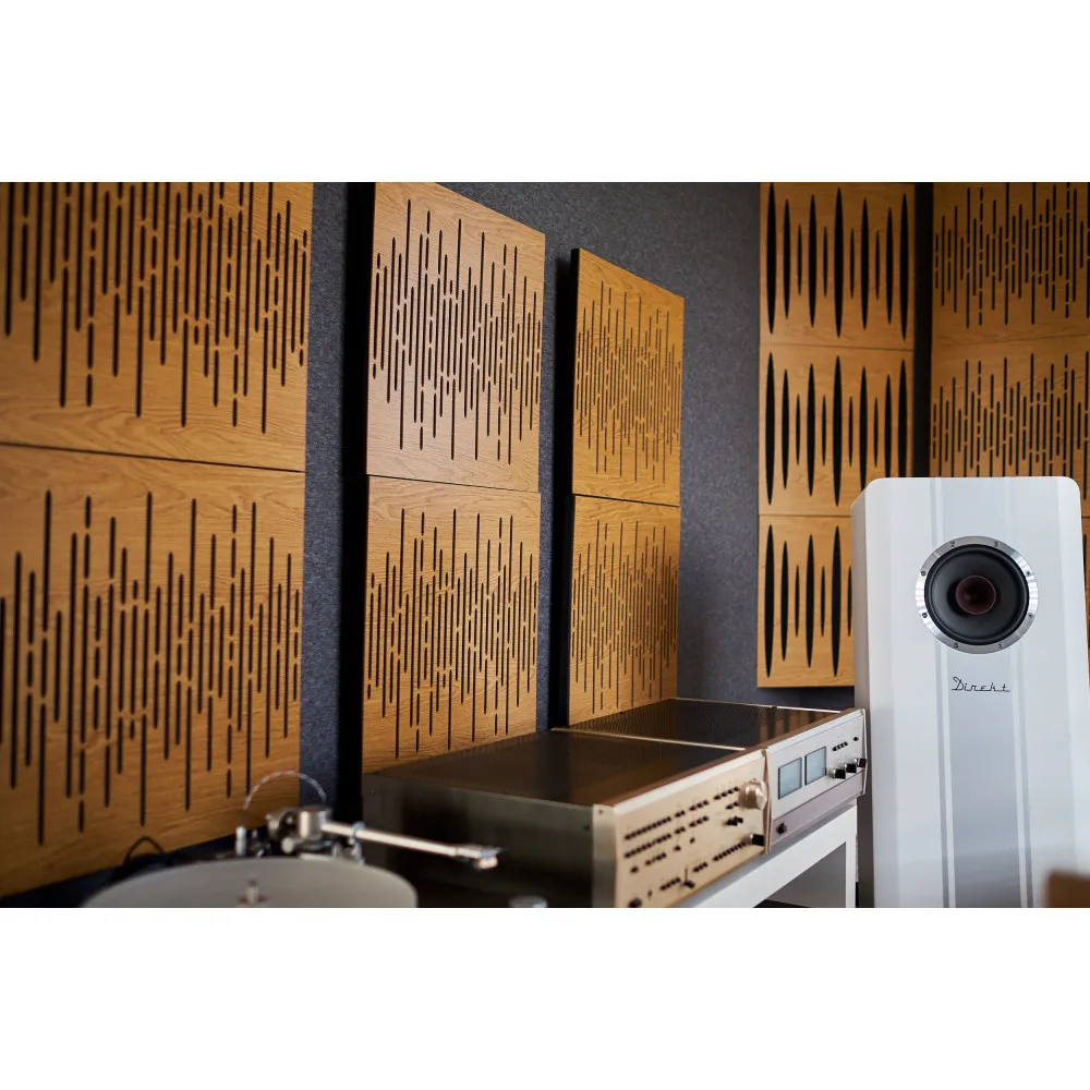 MDF Wood Acoustic Panels with Foam for Studio & Music Rooms