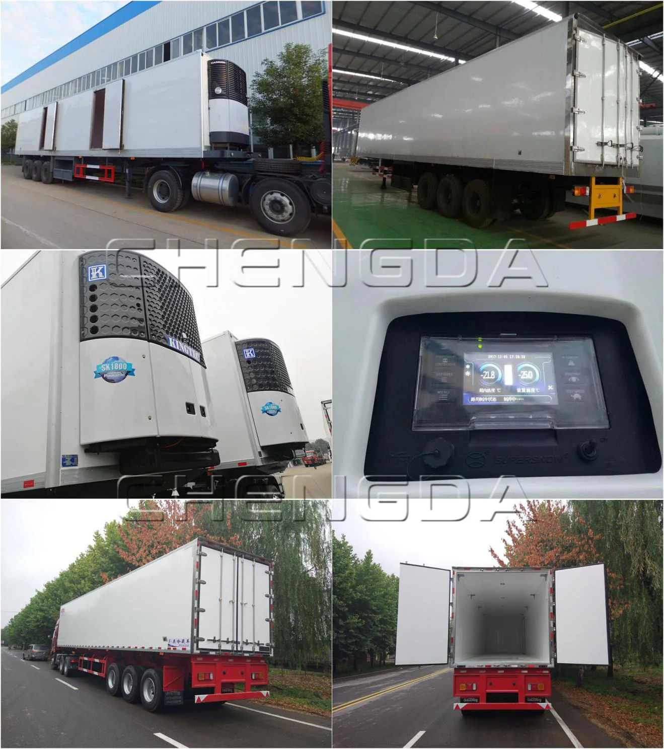 20 Ton Refrigerated Truck Container Freezer Box Trucks