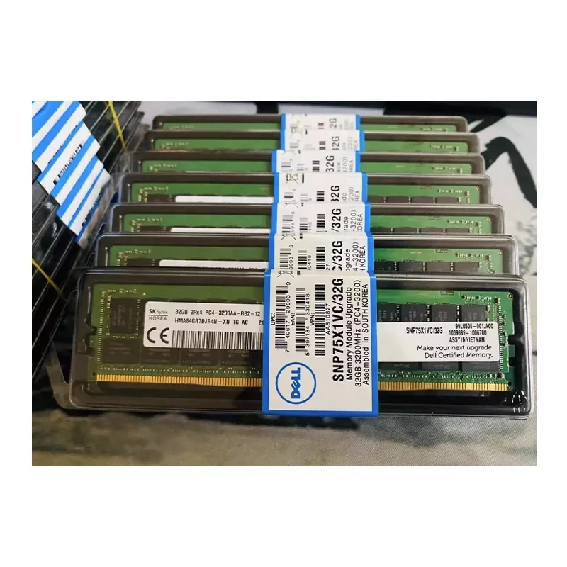 Dell Server Ram Ddr4 Ddr5 16gb 32g 64g 2933mhz 3200mhz Rdimm Server Ram ...