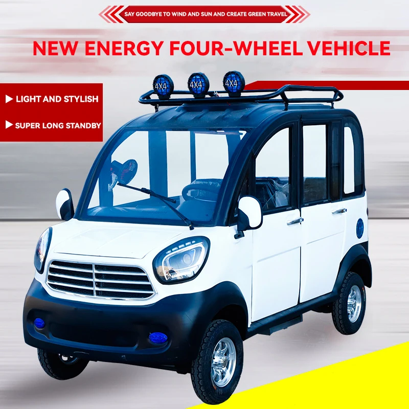Adult Electric Car 4 Wheel Fully Enclosed Disabled Persons Factory ...