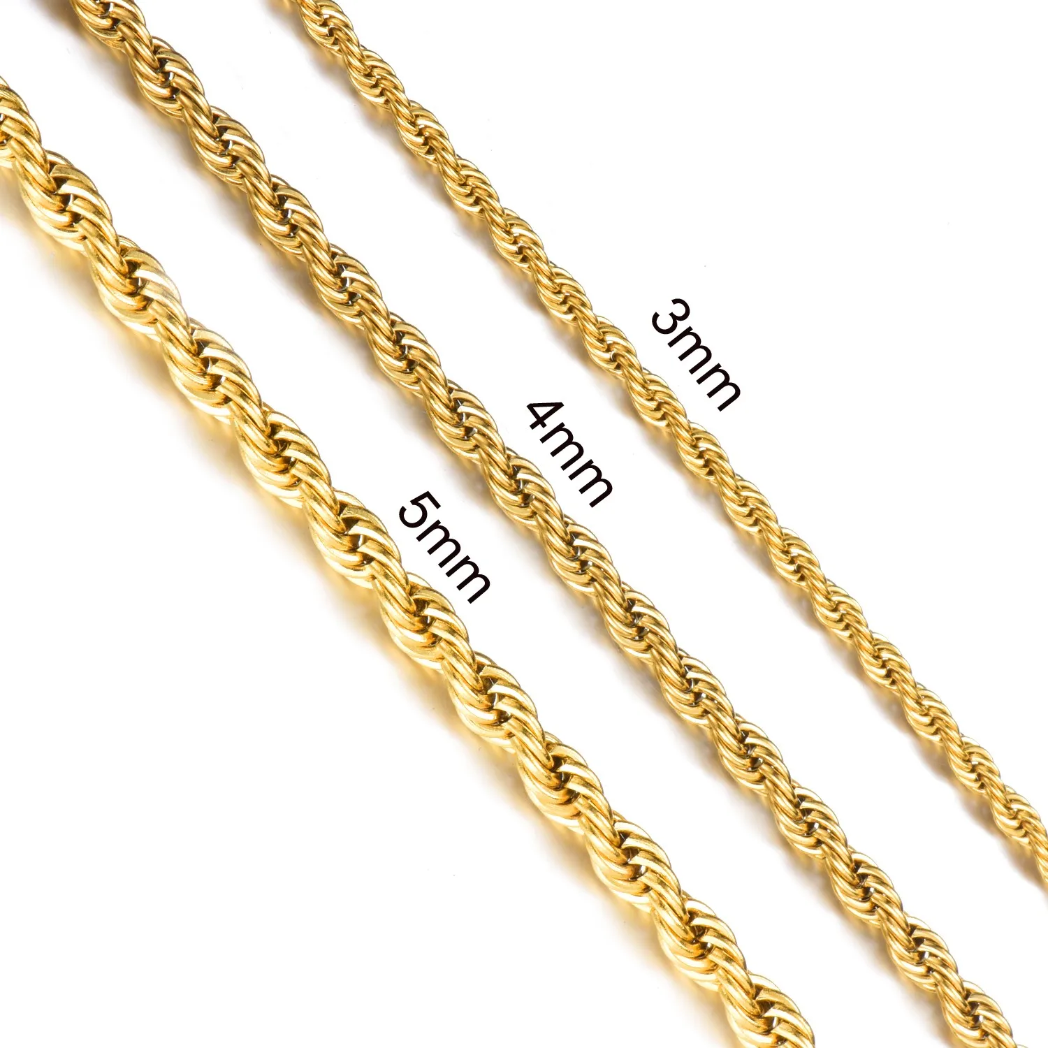 Stylish & Durable Rope Chains - Perfect for Men's Jewelry