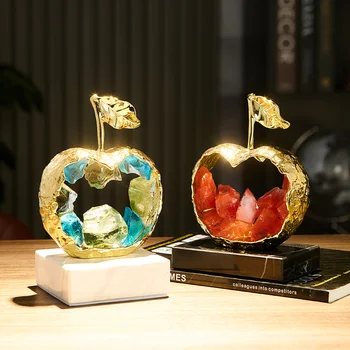 Modern House Decor Living Room Home Light Luxury Crystal Ore Ornaments ...