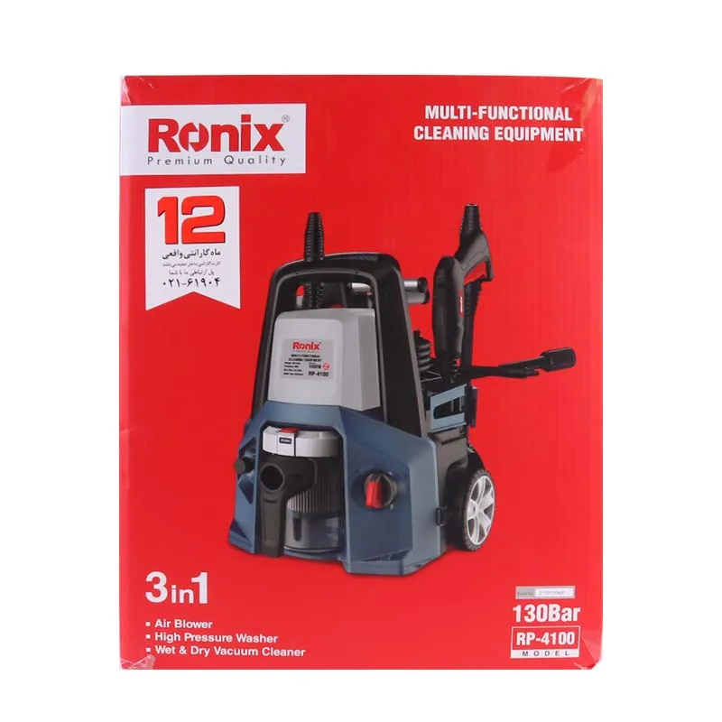 Ronix Rp-4100 High Pressure Washer 4 In 1 Multi-functional Cleaning ...