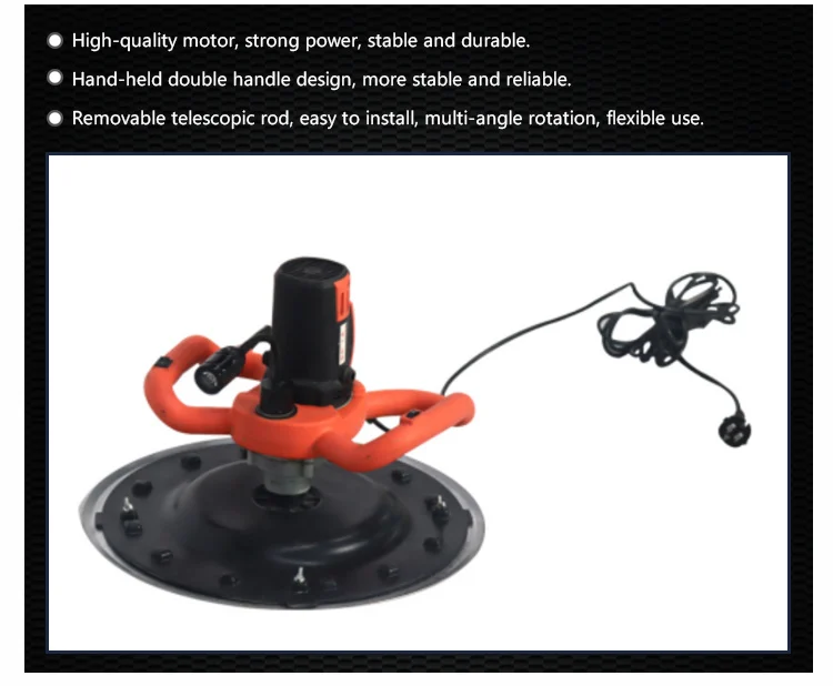 Light Weight Electric Concrete Power Trowel Concrete Smoothing Leveling ...