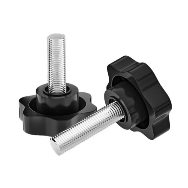 Plastic head hand screw knurled thumb screw clamping handle knob screw ...