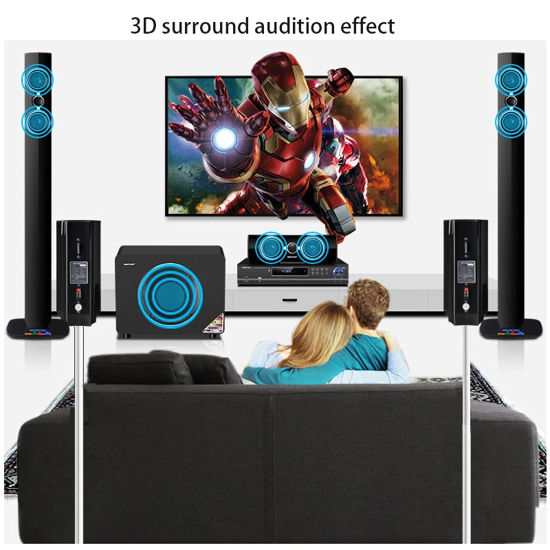5.1 Channel Surround Sound Home Theater System & Speaker Set
