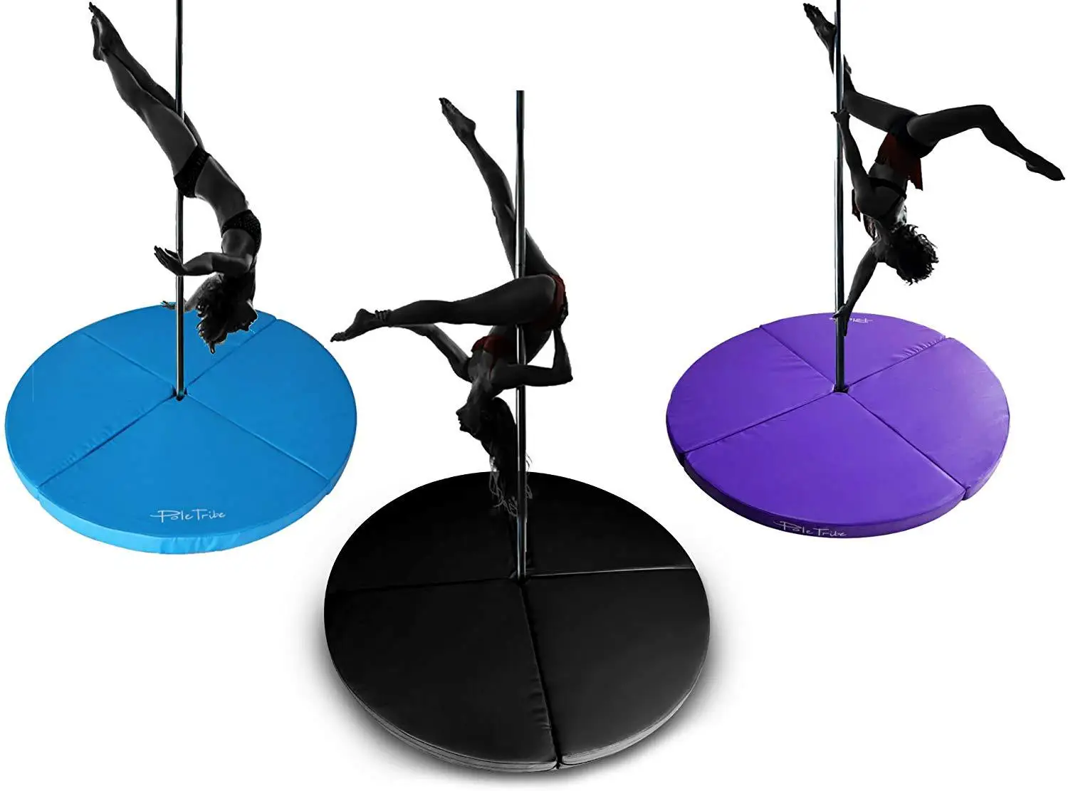 Wholesale 50mm Thick Round Folding Portable Pole Dance Crash Safety Mat ...