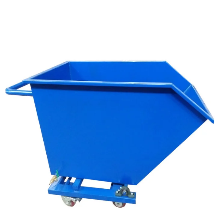 Industrial Waste Storage Bin Rack - Metal Skip Scrap Bins