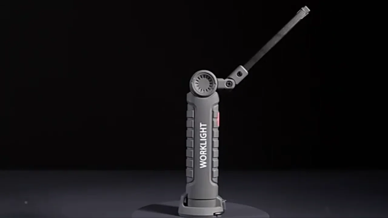 Cyx Foldable Led Flashlight Torch Usb Rechargeable Folding Work Light ...