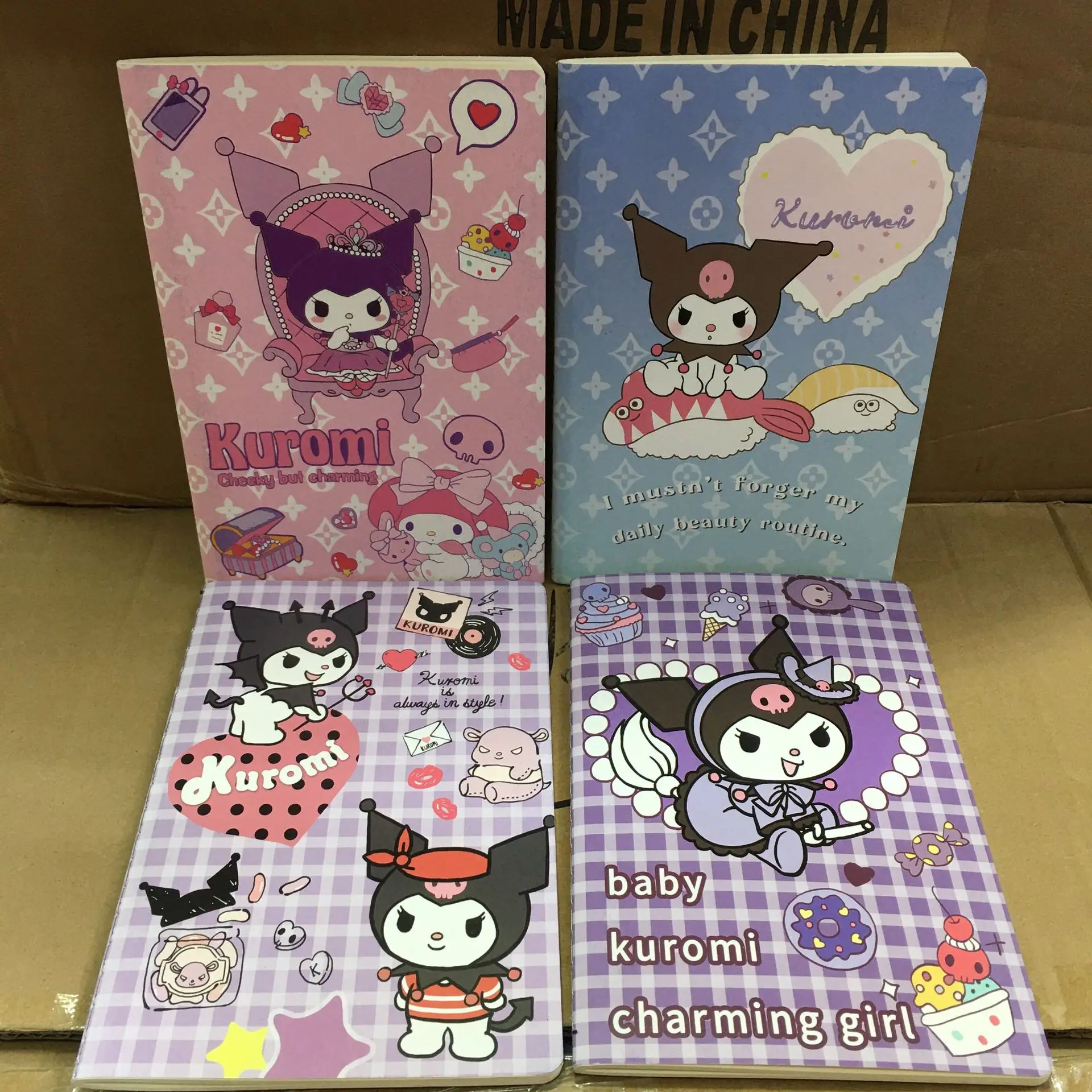 Linda Sanrioes Kuromi Noteboo Sanrioes Series Anime A5 Notebook 36 ...