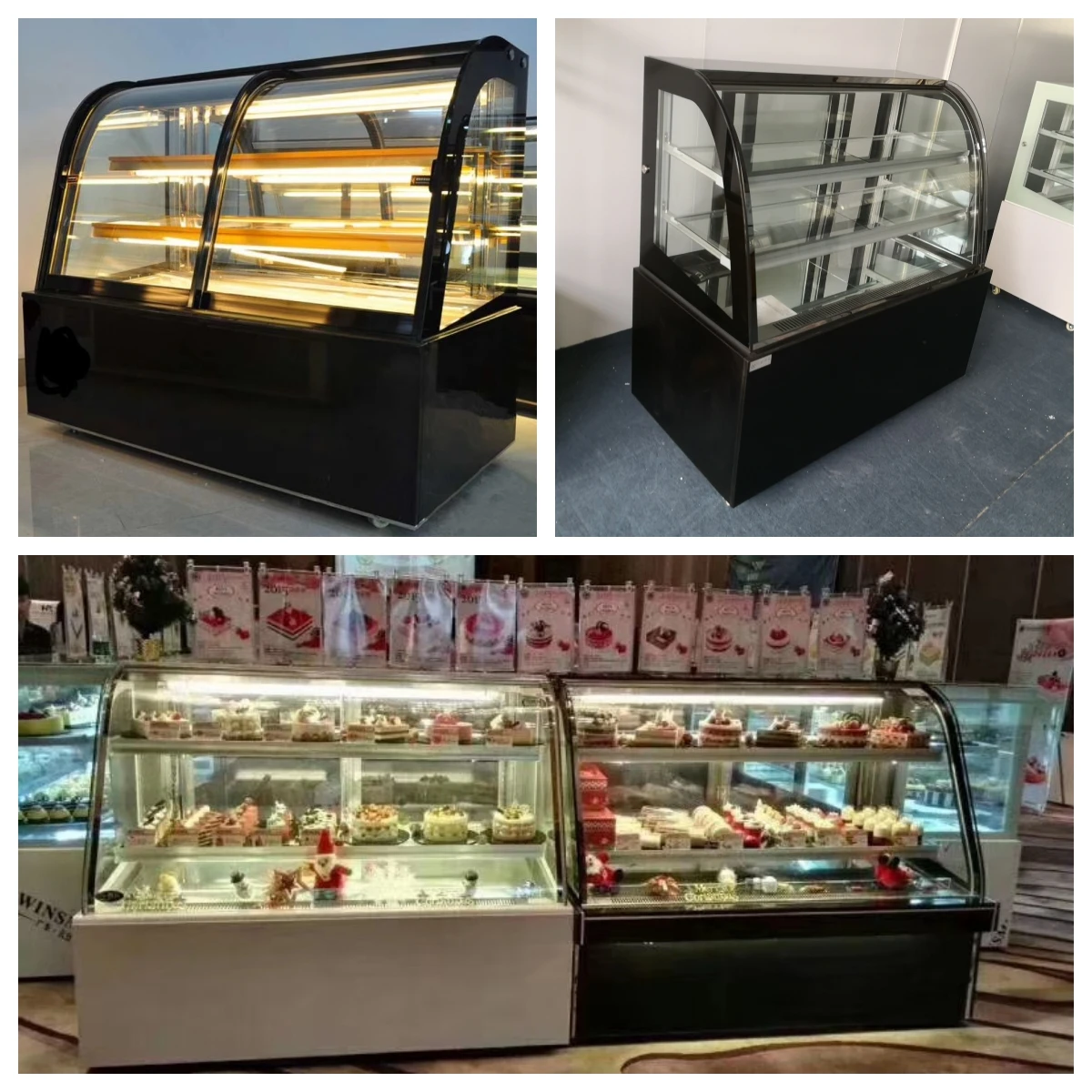 1.2M Supermarket Refrigerator Bakery Display Fridge Cake Chiller ...