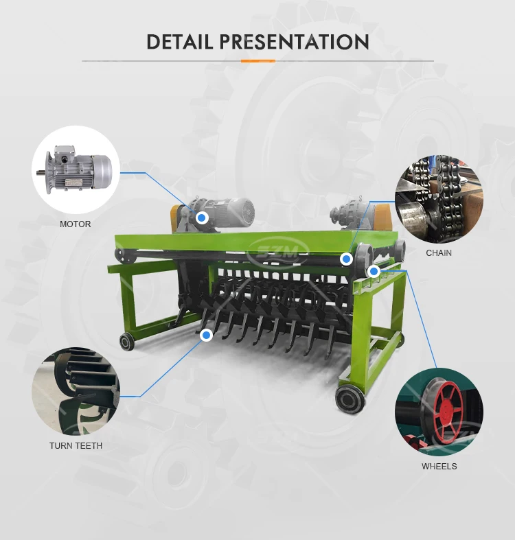 Compost Turner Tractor Compost Making Machines Organic Fertilizer ...