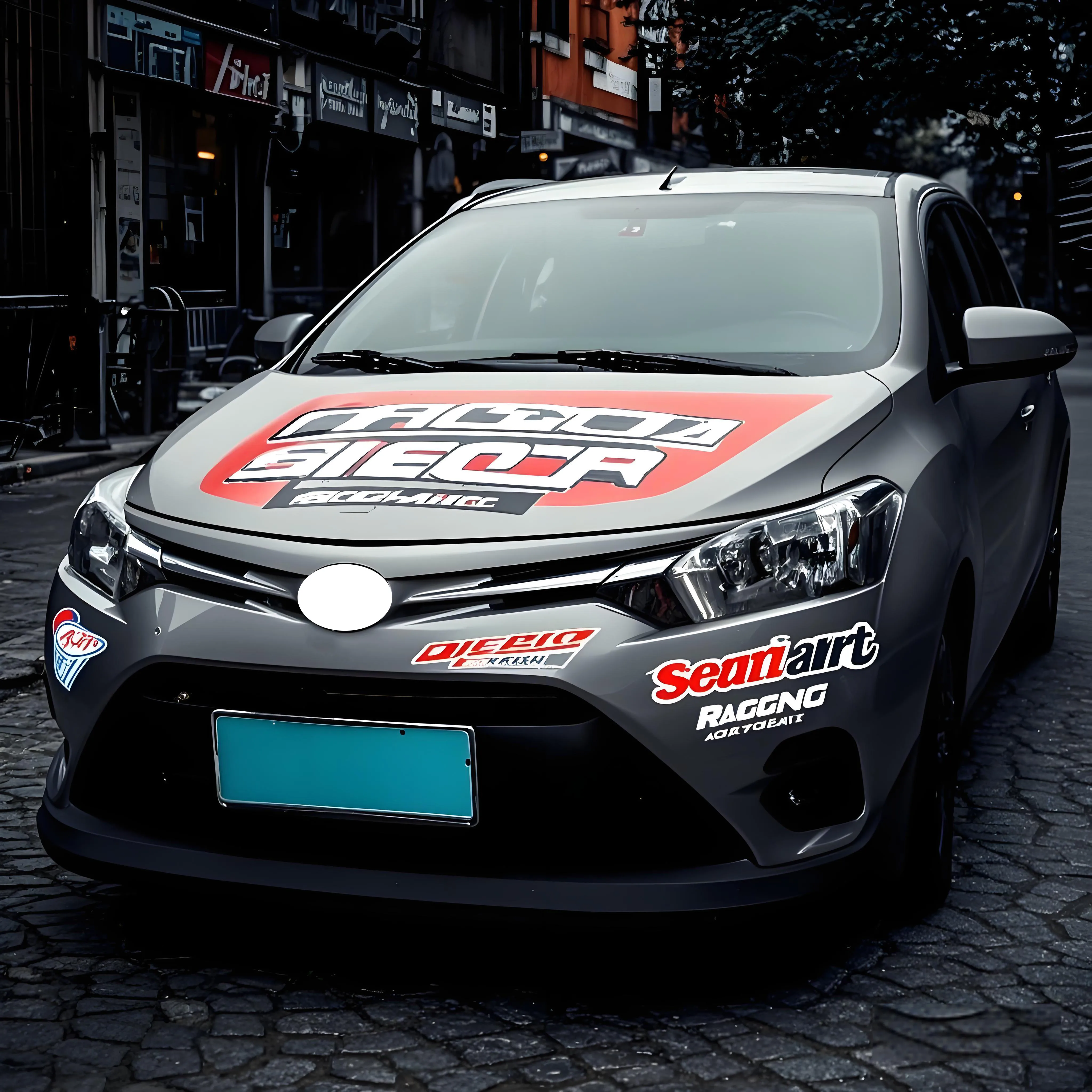 Auto Body Systems Pp Wide Body Kit Front Lip for Toyota VIOS 2014 2015 ...