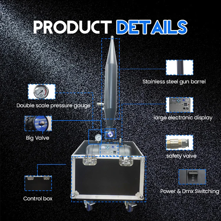 Multiple Use Stage Effects Water Cannon Water Jet Blaster Machine ...