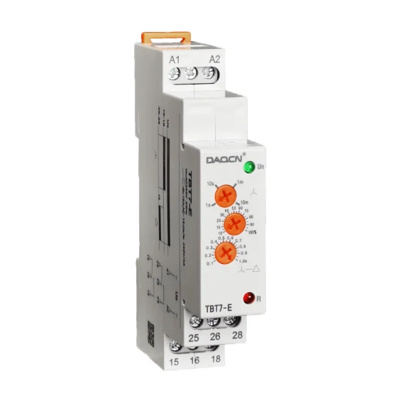 Protecting the motor STAR-DELTA Time Relay Rail type time relay Star ...