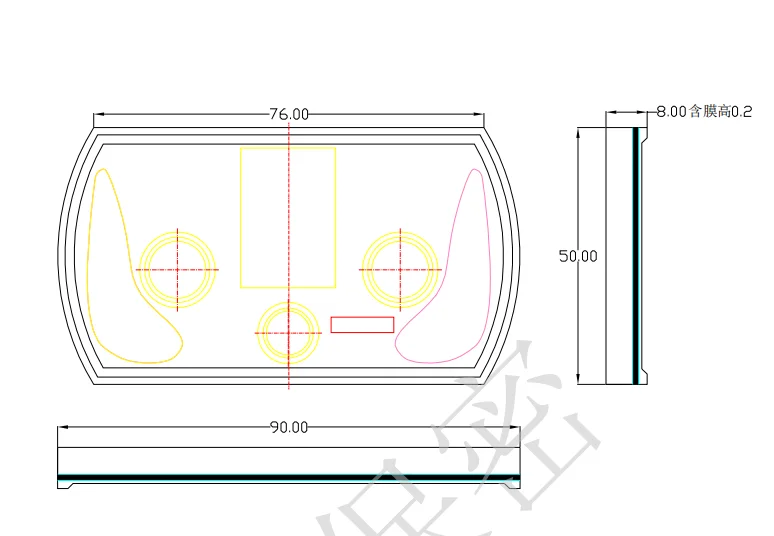7 Segment LED Digital Display with Touch Screen for Water Purifier