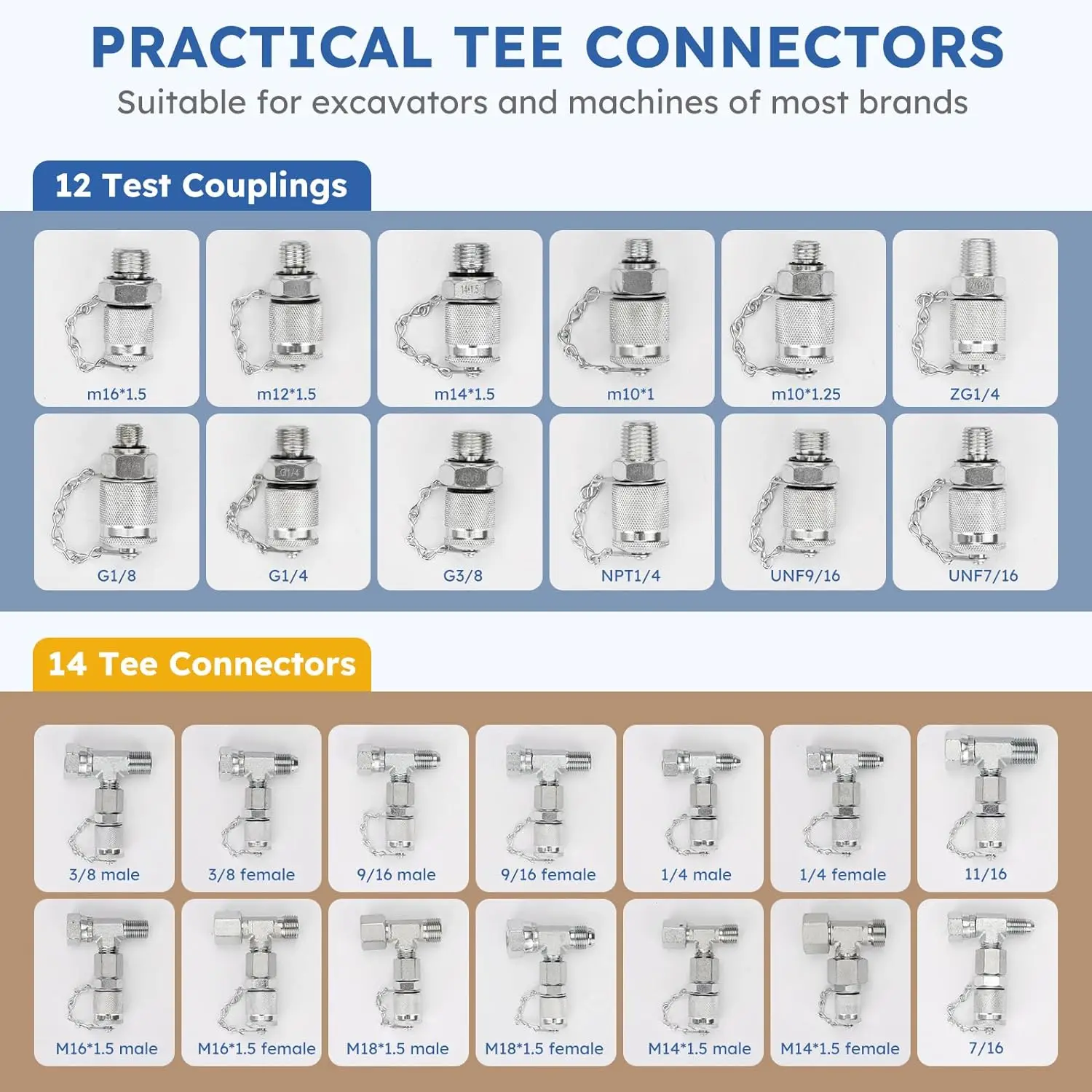 High Quality Hydraulic Test Point Test Hose Hydraulic Gauge Fitting ...