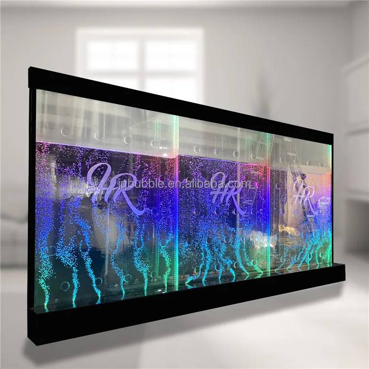 Movable Water Bubble Wall Panel Acrylic Water Feature For Room Divider ...