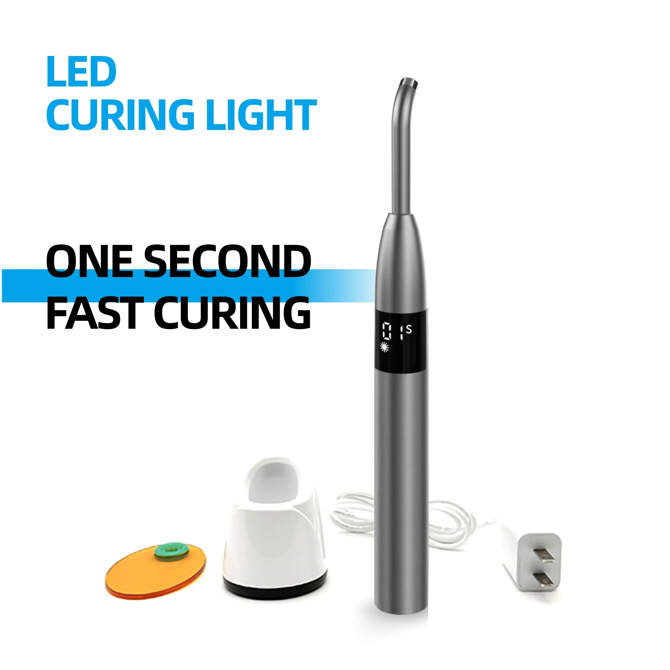 Upgrade Dental Curing Lamp Intelligent 1 Second Solidify Light ...