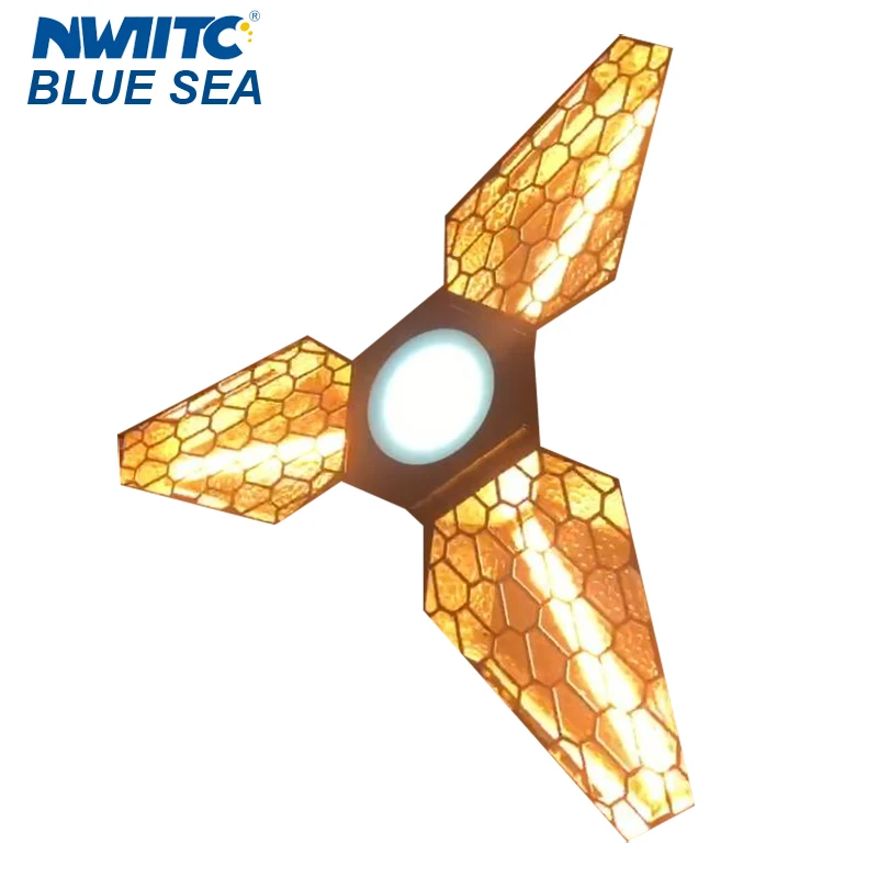 Infinitely Rotating Maple Leaf Shape Stage Back Ground Light