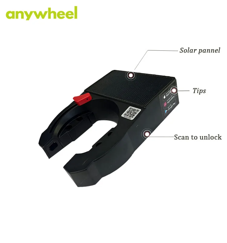 Anywheel Custom Bike Management System Gps Waterproof Shared Bike Lock Smart Bluetooth Lock Gps ...