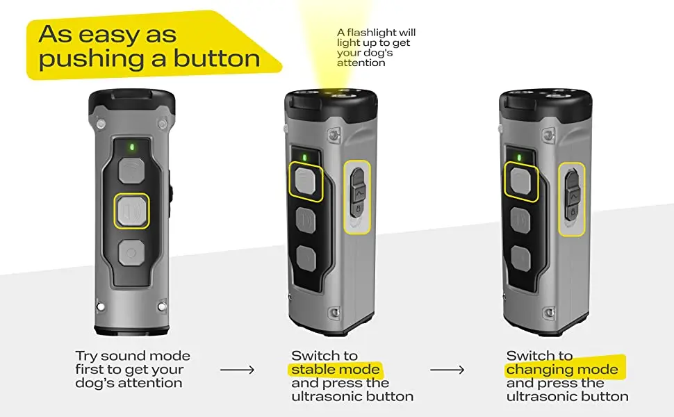 Rechargeable Sonic Bark Deterrent - Train Your Dog Effortlessly