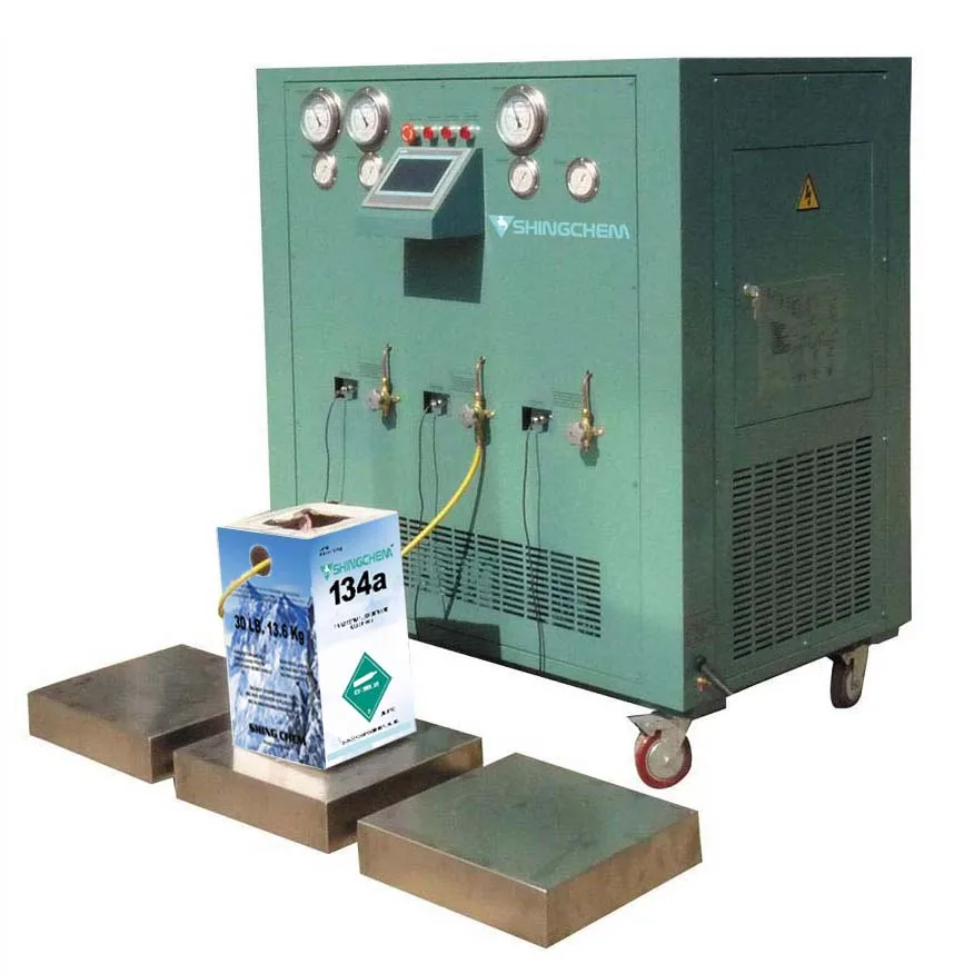 Multi-Gas Refrigerant Filling Station with Motor High Precision Multi ...