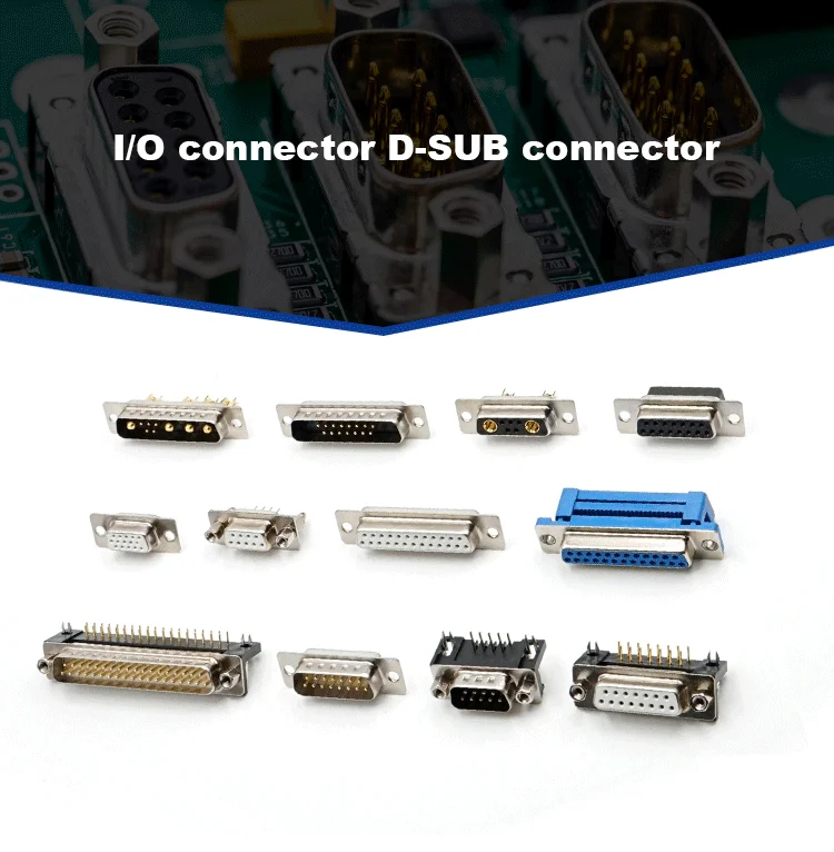 印刷电路板安装dsub连接器9 15 25 37引脚dr Hdr Dvi Db9 Db15 Db25 Db37公母焊料vga D-sub连接器 - Buy Pcb安装dsub连接器,男性女性 ...