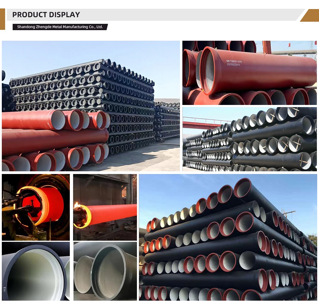 Iso 2531 En545 En598 K9 C40 C30 C25 Factory Direct Sale Low Price Ductile Iron Pipe 10mm - Buy ...